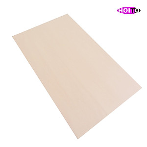 Premium Baltic Birch Plywood,3 mm 1/8"x 12"x 18" Thin Wood 6 Flat Sheets with B/BB Grade Veneer for DIY Arts and Crafts,Woodworking,Scroll Sawing Projects,Painting,Drawing,Laser Cutting Projects