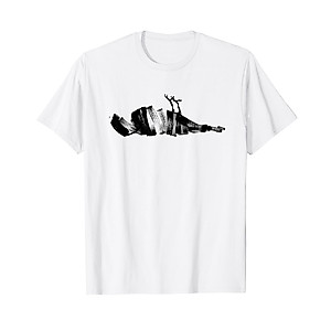 ATTICUS Brush Bird T Shirt (Black Print)