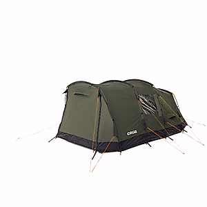Crua Tri - 3 Person Insulated Tent, Waterproof and Windproof Tent with Warmth & Cooling Insulation Built-in for The 4 Seasons and Added Extendable Porch