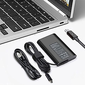 45W 65W USB C Laptop Charger for Dell Laptop Charger Latitude 7420 7370 7380 7390 7275 7280 5420 5430 5290 2in1 7430 7330 9430 3300 3400 3500 3510 5290 Inspiron 14 7437 Power Supply Cord