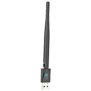 ASHATA USB WiFi Adapter Wireless Network Card for Desktop Laptop PC,300M WiFi Transmitter USB2.0 for Bluetooth Adapter for Windows XPVistaWin 7/Win 8/OS XLinux