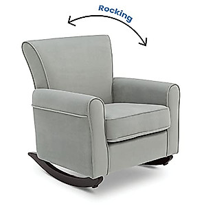 Delta Children Lancaster Rocking Chair Featuring Live Smart Fabric, Mist