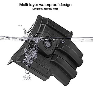 Car Forward View Camera Fit for Toyota Land Cruiser Prado 2018? 2019, ABS Car Front View Grille Camera CCD HD Parking Forward Camera