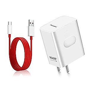 Rexin OnePlus 7 pro Warp Charger, 30W Power Adapter [5V 6A] + OnePlus USB-C Fast Charging Cable 1M / 3.3FT Data Cable for OnePlus7 6T 6 5T 5 - Amazon Vine