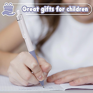 AZGO Retractable Ballpoint Pens Black Ink 0.7mm Pens Writing Pen Office Fine Ball Point Pen for Journaling (6+1 Count)