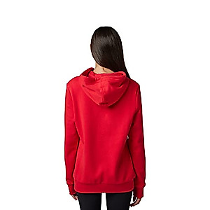 Fox Racing Women's Standard Fox X Honda Pullover Fleece Hoddie, Flame RED, Medium