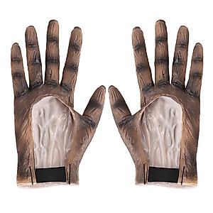 Werewolf Gloves Halloween Costume Wolf Gloves Party Cosplay Horror Gloves Dress up Role Play Devil Witch Finger Gloves Wolf Claws Paw Cat Gloves Halloween Props Mittens