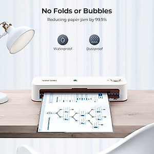 Laminator, Voriah 9 Inch Thermal Laminator Machine, 3 Mins Quick Warm Up Laminating Machine with Paper Cutter, Corner Rounder, 5 Laminating Sheets for Office School Home Use (Upgraded Version)