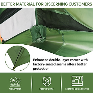 Clostnature Polaris Lightweight Backpacking Tent - 2/3/4 Person Ultralight Waterproof Camping Tent, 3 Season Large Size Easy Setup Tent for Family, Outdoor, Hiking and Mountaineering