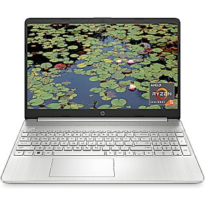 HP 2023 Newest Business Laptop, 15.6" HD Display, AMD Ryzen 5 5500U Processor (6 cores), 12GB RAM, 512GB SSD, AMD Radeon Graphics, Wi-Fi, Bluetooth, Numeric Keypad, Windows 11 Home