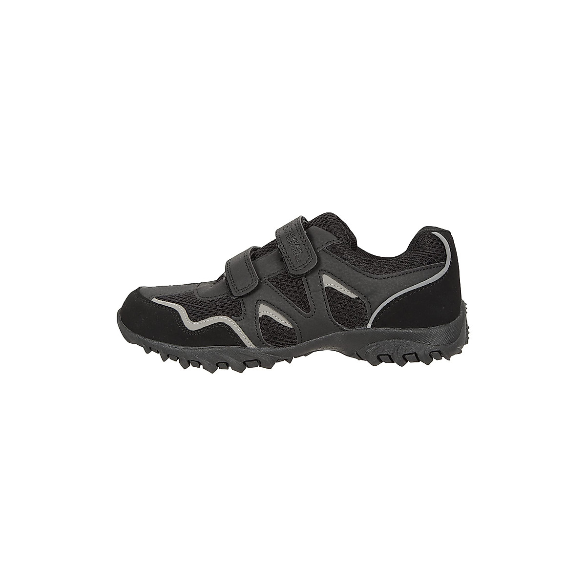 Mountain Warehouse Mars Kids Adaptive Non-Marking Sneakers Black Kids Shoe Size 2 US