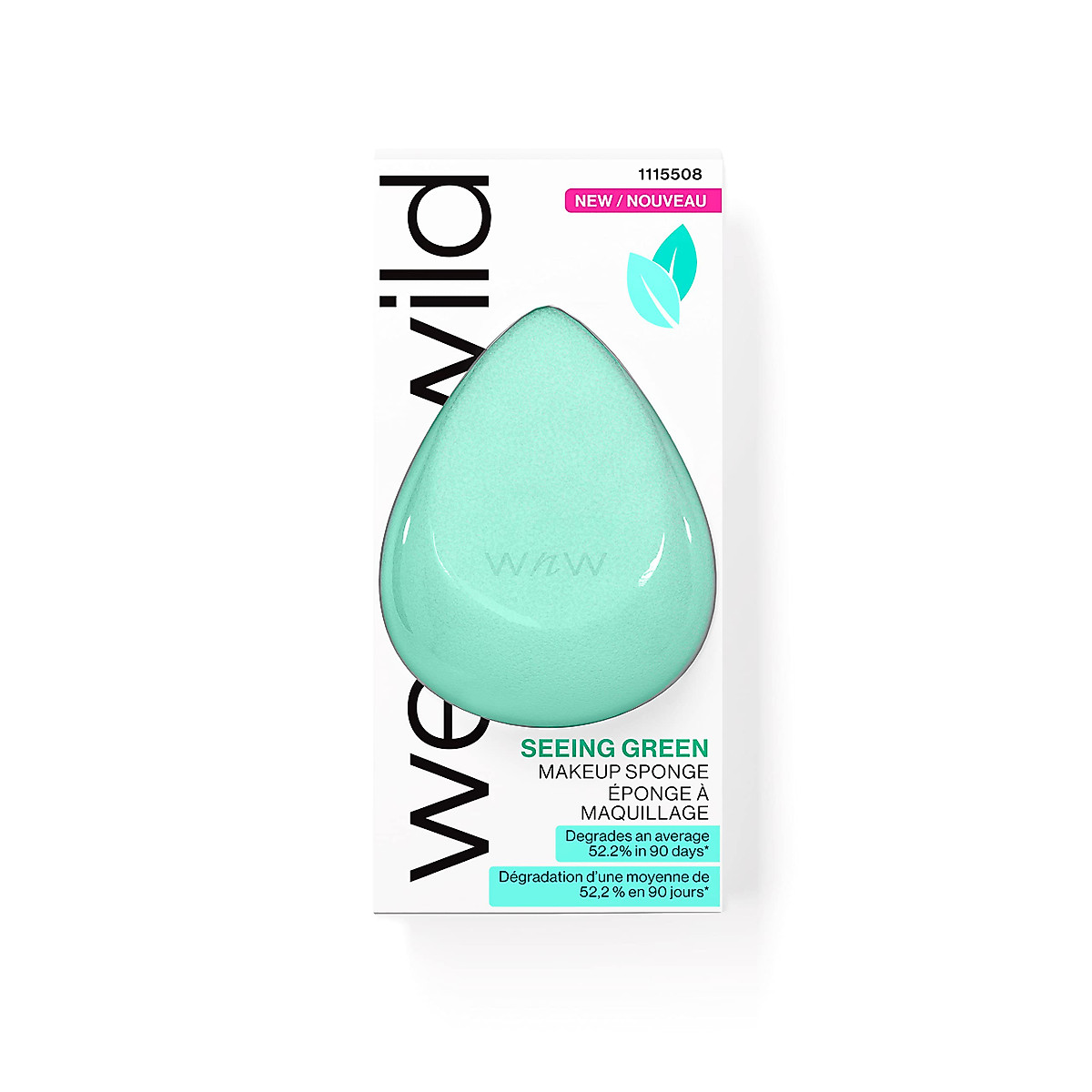 wet n wild Makeup Sponge - Low Product Absorption for Streak-Free Application, Effortless Blending Beauty for a Smooth Professional Looking Finish, Cruelty-Free & Vegan-Seeing Green