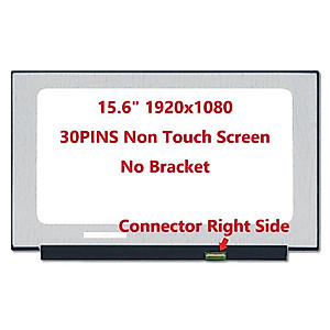 FULLCOM New 15.6" Screen Compatible with N156HGA-EA3 Also fit NT156FHM-N51, NT156FHM-N62, NT156FHM-N61 (No Bracket) 1920X1080 Slim Matte 30 pin Without Bracket