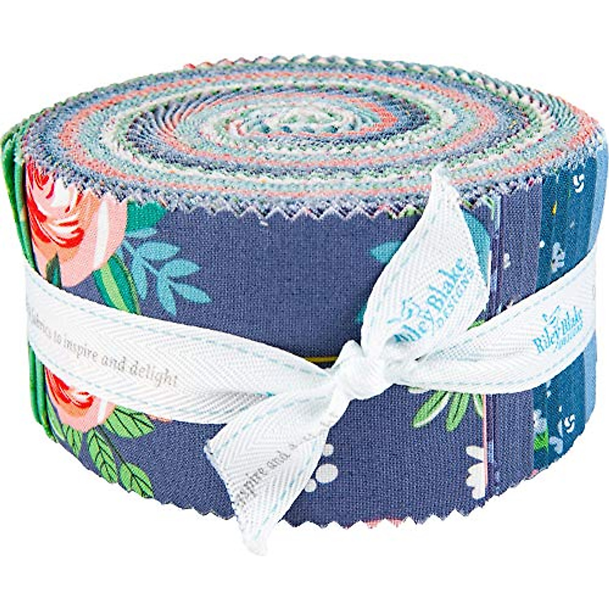 DODI Lee Poulsen Poppy and Posey Rolie Polie 40 2.5-inch Strips Jelly Roll Riley Blake RP-10580-40