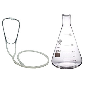 Ozone Ear Insufflation Kit with 500ml Glass Bottle and Ozone Stethoscope