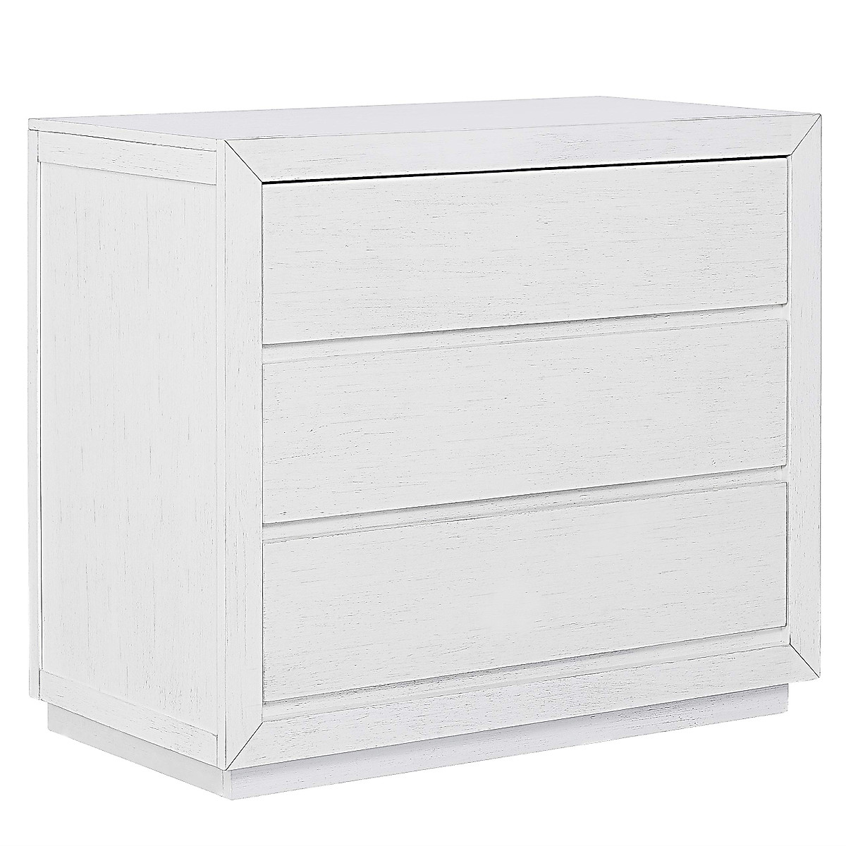 Evolur Maddox 3 Drawer Chest, Weathered White
