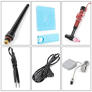 CNCEST Adjustable Pulse Welding Machine,High Power Argon Pulse Jewelry Spot Welder,Portable Spot Welders Soldering Welding Station for for Gold Silver Platinum Palladiu