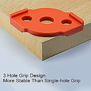 4 Pcs Set Radius Jig Router Templates, Radius Quick Jig for Woodworking, High Hardness ABS+CNC Jig Radius Corners R5 R10 R15 R20 R25 R30 R35 R40