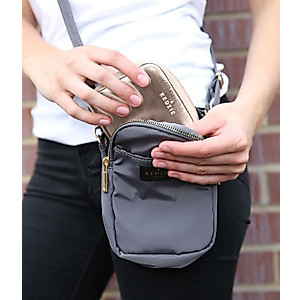 KEDZIE The Influencer Zip Around Wallet for Women - Bronze