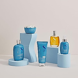 Alfaparf Milano Semi Di Lino Curl Enhancing Hair Shampoo - Anti Frizz Shampoo to Deeply Cleanse, Hydrate and Nourish Wavy & Textured Hair - Vegan, Frizz Control Hair Care Products (8.45 oz / 250 ml)