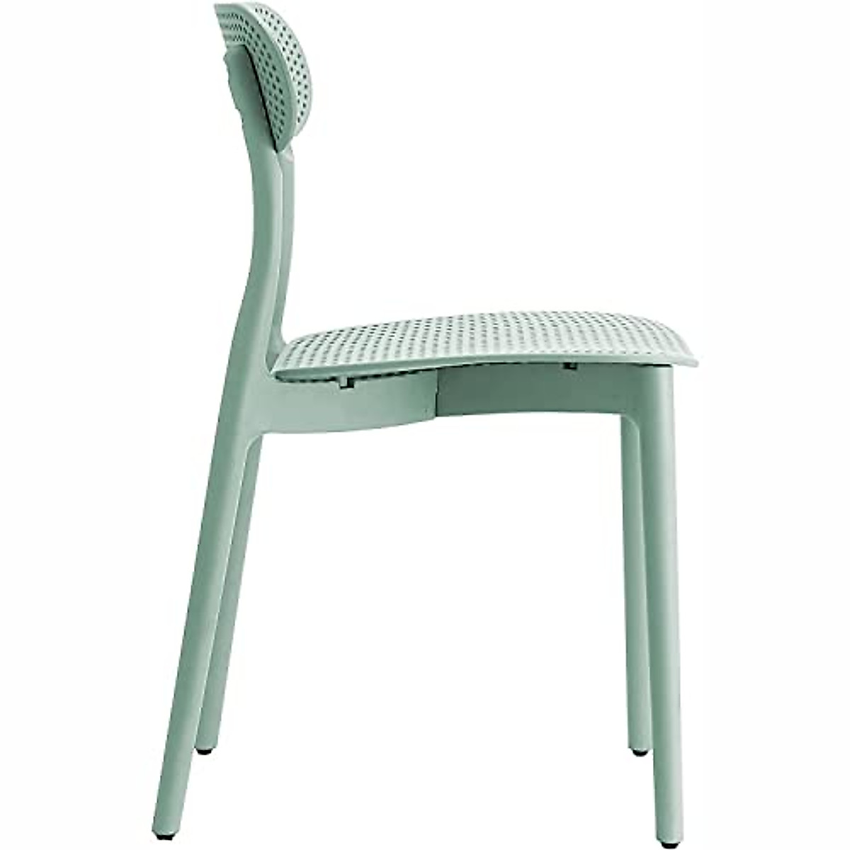 ISL Furnishings- Zuho Modern Indoor Outdoor Chair (2, Smoked Green)