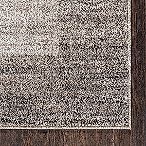 Rugs.com Angelica Collection Rug – 9' x 12' Light Gray Medium Rug Perfect for Living Rooms, Large Dining Rooms, Open Floorplans