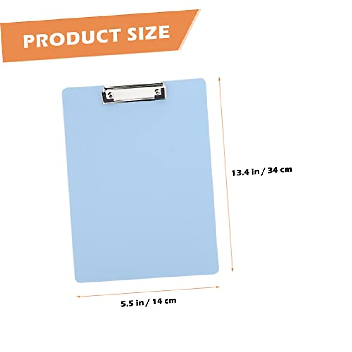 IMIKEYA 2Pcs a4 Folder Board Plastic folders Paper Folder Office Supplies folders Hospital clipboard a4 clipboard hardback Clip Boards Metal Office Document Clip exam Paper Clips Thin