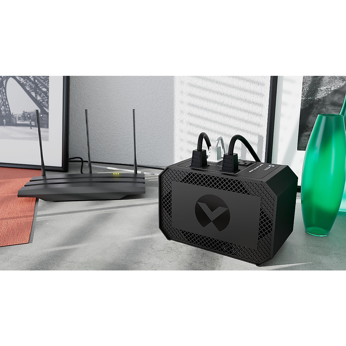 Vertiv Liebert Power-UPS Lithium, 400VA/240W, 120V, Lithium-Ion, Standby UPS, (4) NEMA 5-15R outlets (3 Battery Backup), Energy Star Certified, Compact Lightweight (PUL-400LVT)