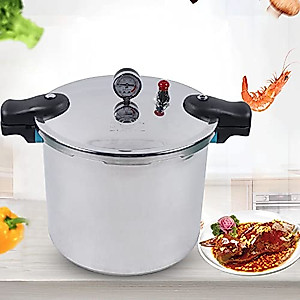 Pressure Cooker Canner Stovetop Aluminum Alloy 22L 32CM 90kpa w/Gauge For Gas Stove Highland/Apartment Living