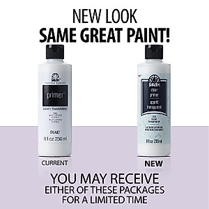 FolkArt, Clear Primer, 8 oz, 8 Fl Oz (Pack of 1)