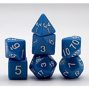 HS DICE D100 D60 D30 D20 D12 D10 D8 D4 Polyhedral Dice Set for Dungeon and Dragons MTG RPG D&D (Blue)