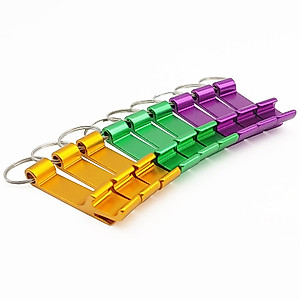 9 Packs of Keychain Beer Bottle Openers, CNYMANY Aluminum Claw Bar Soda Beverage Opener for Wedding Party Picnic Camping Travel