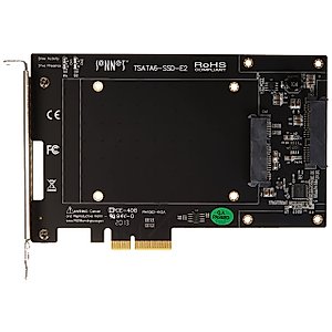 SoNNeT Tempo SSD 6Gb/s SATA PCIe 2.5" SSD Host Adapter