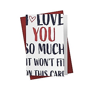 Sweet and Funny Mother's Day Card - Perfect Card for Her - Ideal Mothers Day Card - Karto - This Much You