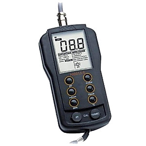 Hanna Instruments HI 9813-6N Waterproof pH/EC/TDS Temperature Meter Clean and Calibration Check for Growers, 0 to 50 Degree C, 9V Battery