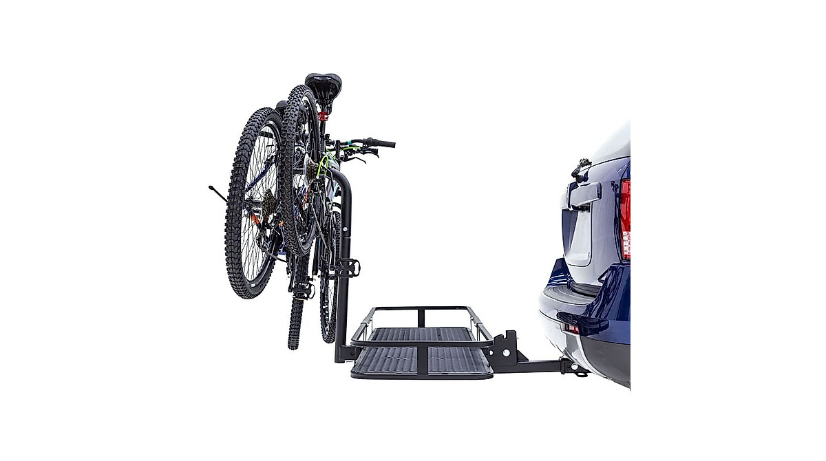 Elevate Outdoor Cargo Carrier & Bike Rack | Steel, Foldable