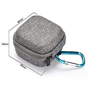 Hard Carrying Case for Beats Fit Pro x Kim Kardashian, EVA Storage Bag Compatible with Apple Beats Fit Pro Wireless Bluetooth Earbud Travel Box -Only Case (Grey)