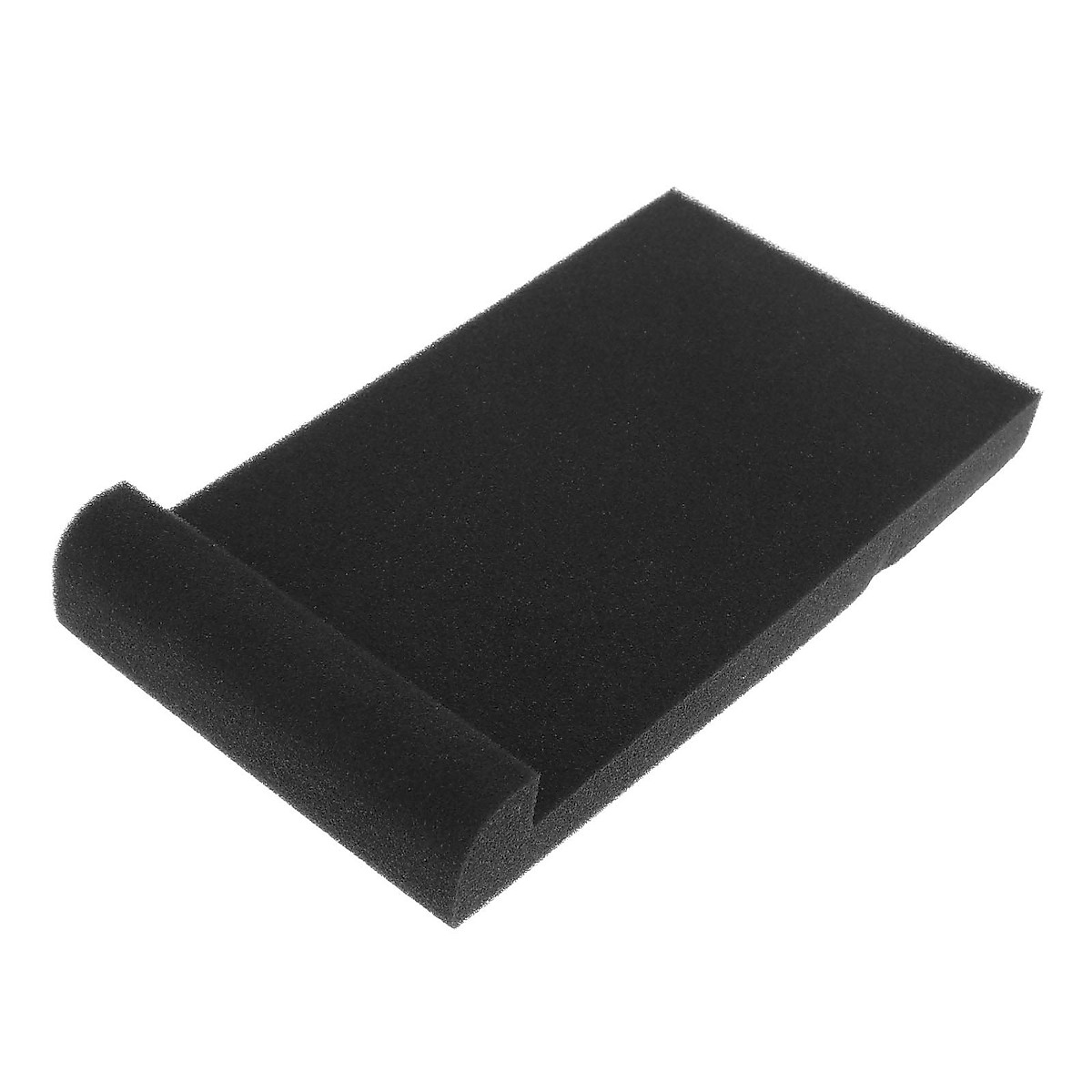 Micro Traders 2 Pair of Acoustic Foam Isolation Pad for Studio Monitor Loud-speaker Playback Recording Effect Reducing Background Noise -Black