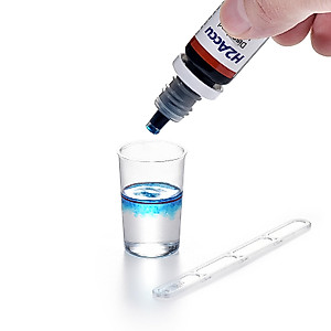 Hydrogen Test Drops Blue Reagent Calibrated | Hydrogen Water Tester Kit with PH Strips | H2Accu