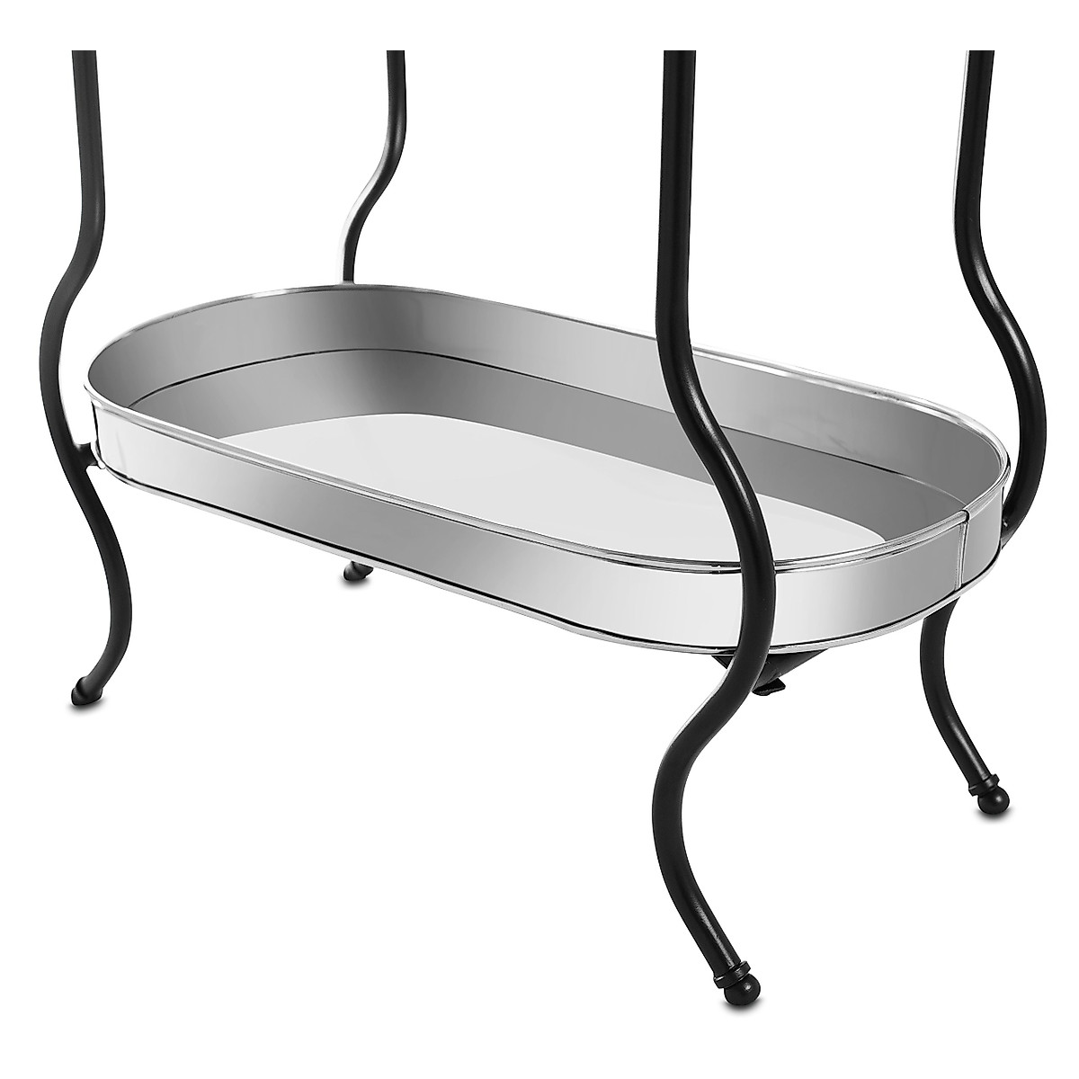 BirdRock Home Stainless Steel Beverage Tub with Stand - Oval - Bottom Tray - Party Drink Holder - Wooden Handles - Outdoor or Indoor Use - Free Standing