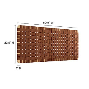 Modway Sparta headboards, Queen, Natural Brown