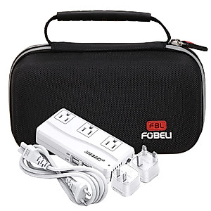 FBLFOBELI Hard Carrying Case for BESTEK Universal Travel Adapter 220V to 110V Voltage Converter (Case Only)