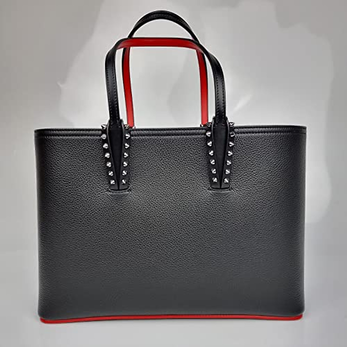 Christian Louboutin Cabata Small Spiked Leather Tote Bag