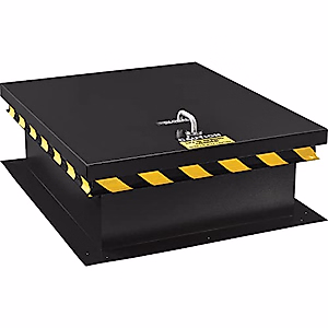 Global Industrial Galvanized Roof Access Hatch, Powder Coated, 30" L x 36" W