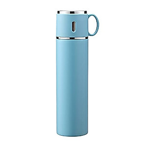 XDCHLK Stainless Steel Insulated Keep Cool Thermos Cup Bottle Vacuum Flasks Double Wall Travel (Color : E)
