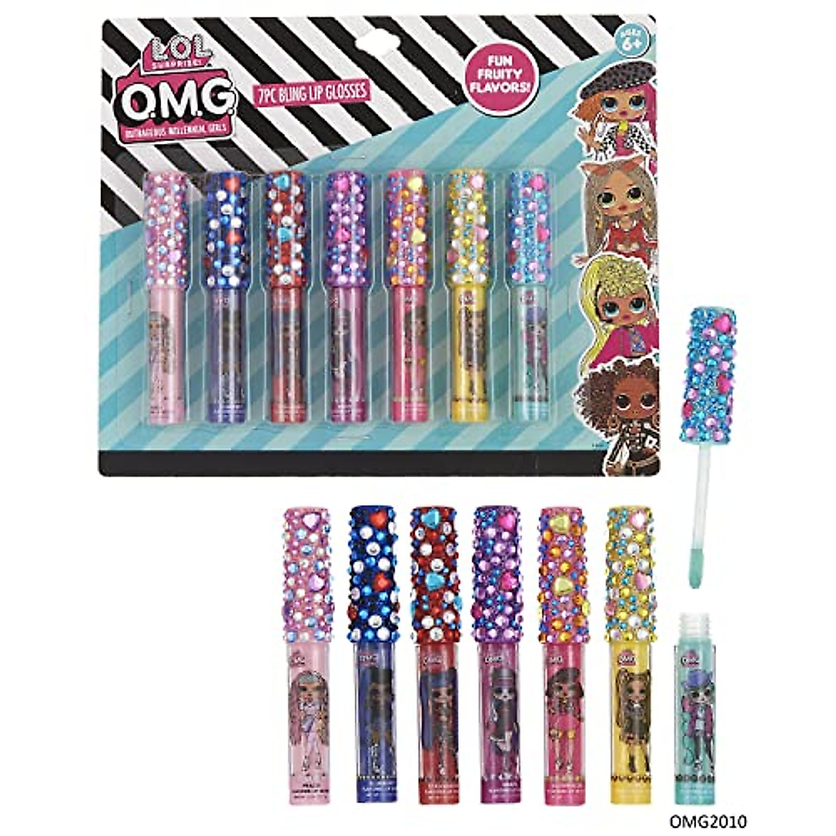 L.O.L. Surprise ! OMG 6 PC Bling Lip Gloss