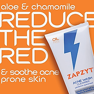 ZAPZYT Acne Wash with Salicylic Acid 6.25 oz (Pack of 4)