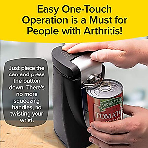 Bulbhead 14636 Original Safety Can Express As Seen On TV by BulbHead - Easy One-Touch Operation - Effortless Electric Can Opener, 9 Inch , Black