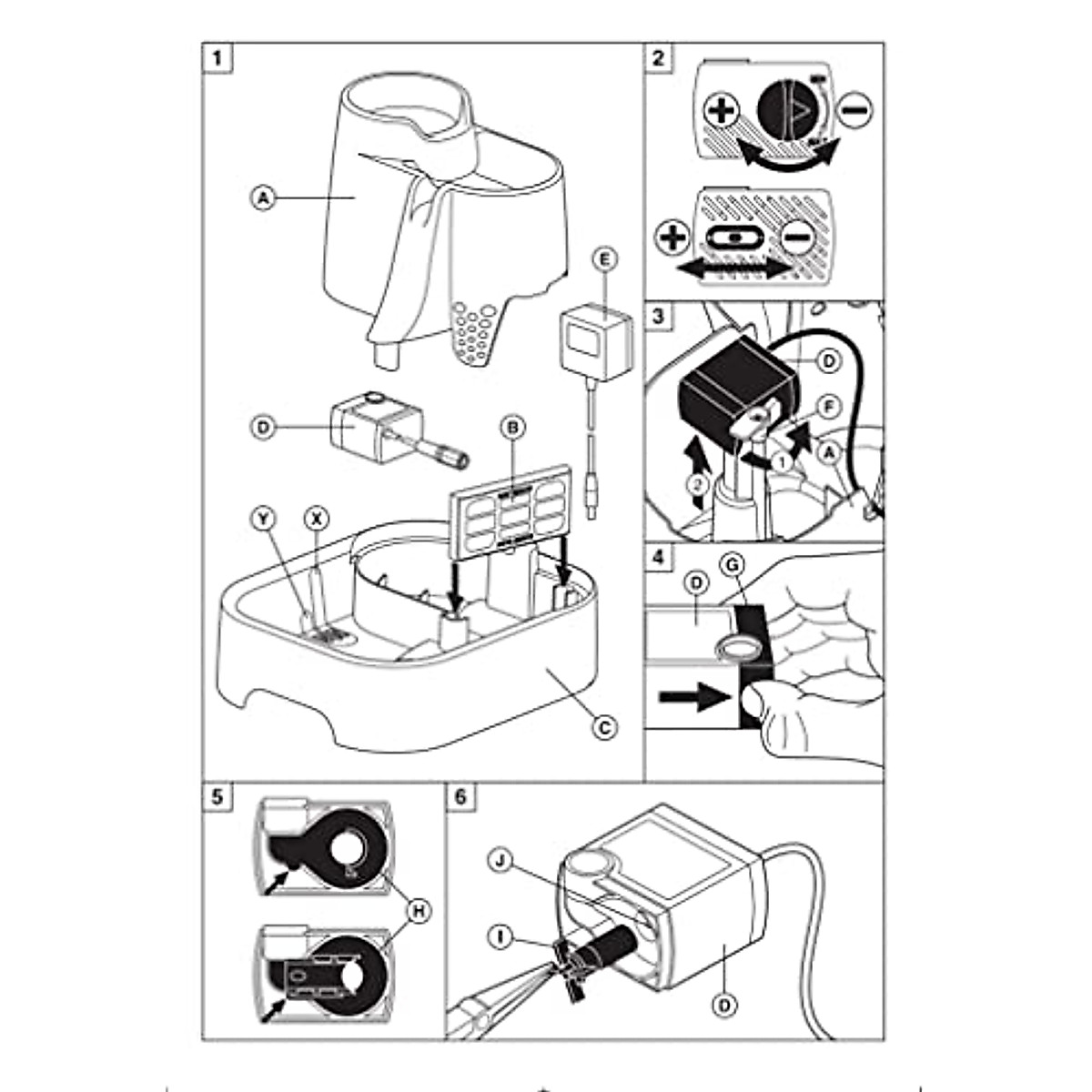 Cat Mate Replacement Pump for Pet Fountain (Power Adapter Not Included)