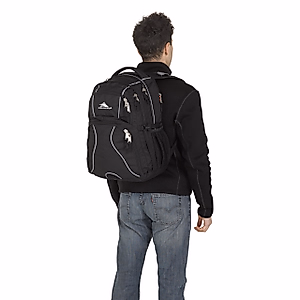 High Sierra Swerve Laptop Backpack, Black, One Size